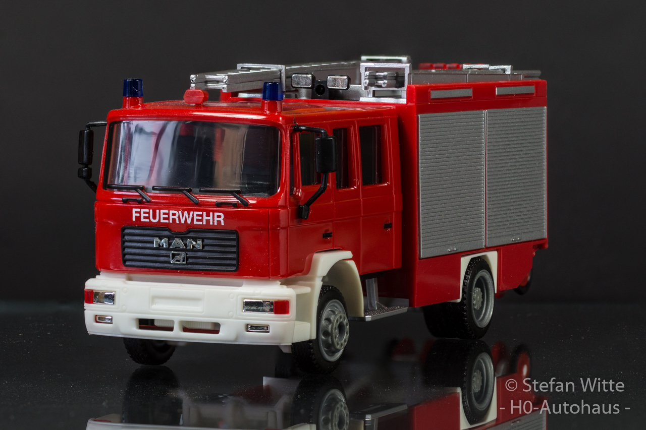 MAN M2000 EVO LF16/12 Feuerwehr - H0-Autohaus