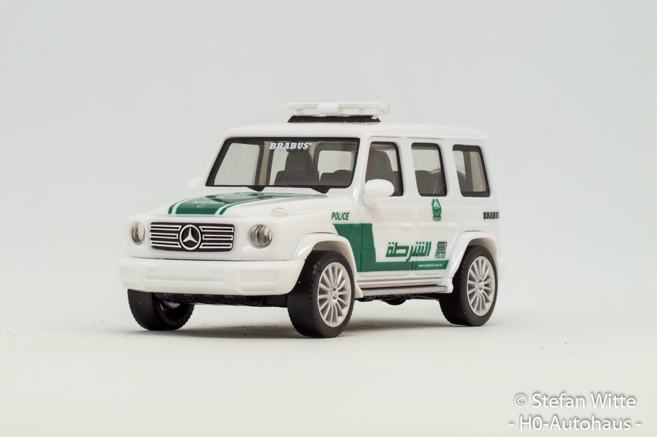 Mercedes G-Klasse Brabus Polizei Dubai - H0-Autohaus